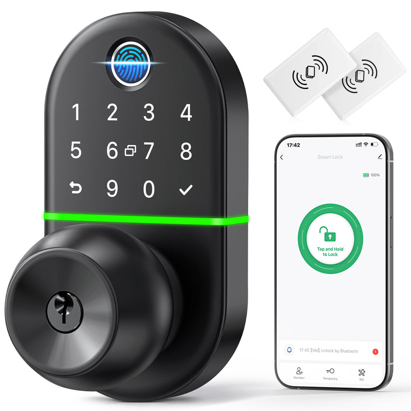 Y1 Smart Keypad Door Lock with Knob – NICE DIGI